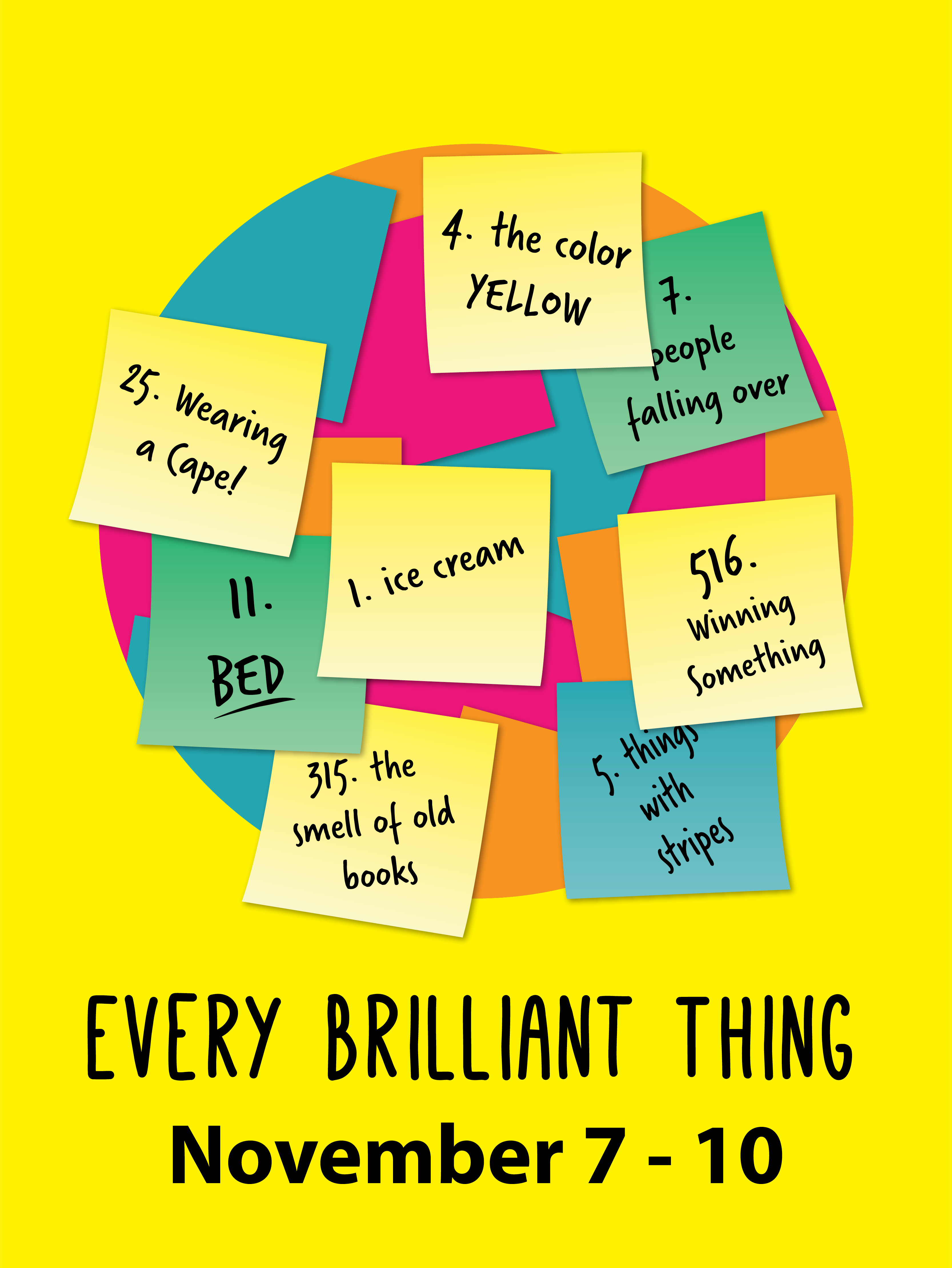Every Brilliant Thing - Mill Mountain Theatre