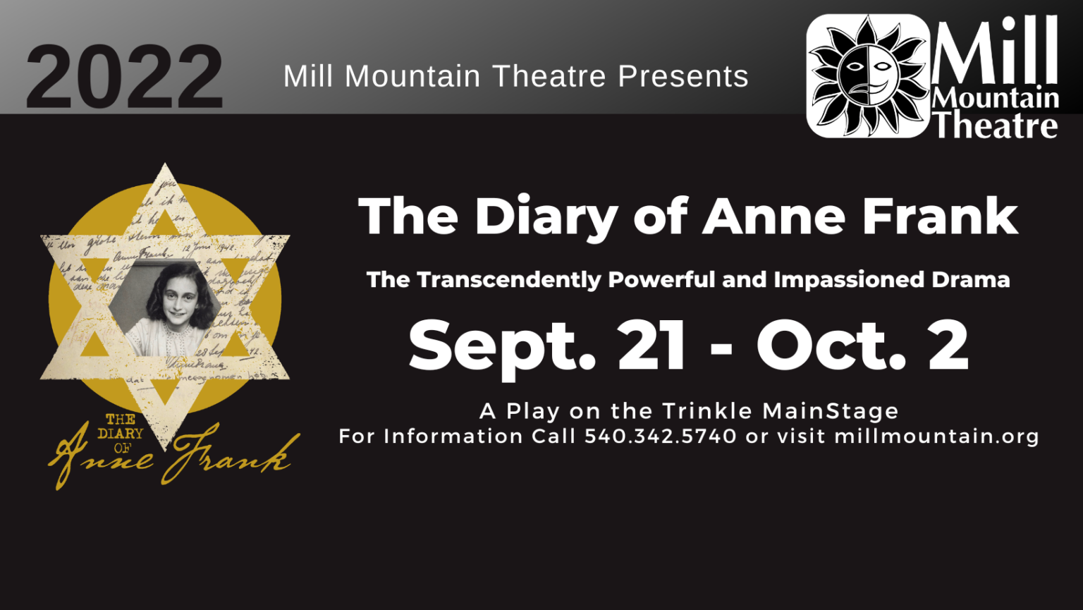 The Cast of The Diary of Anne Frank - Mill Mountain Theatre