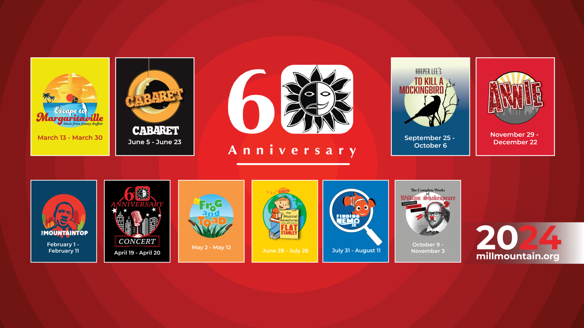 Mill Mountain Theatre’s Diamond Jubilee: A 60th Season Celebration ...