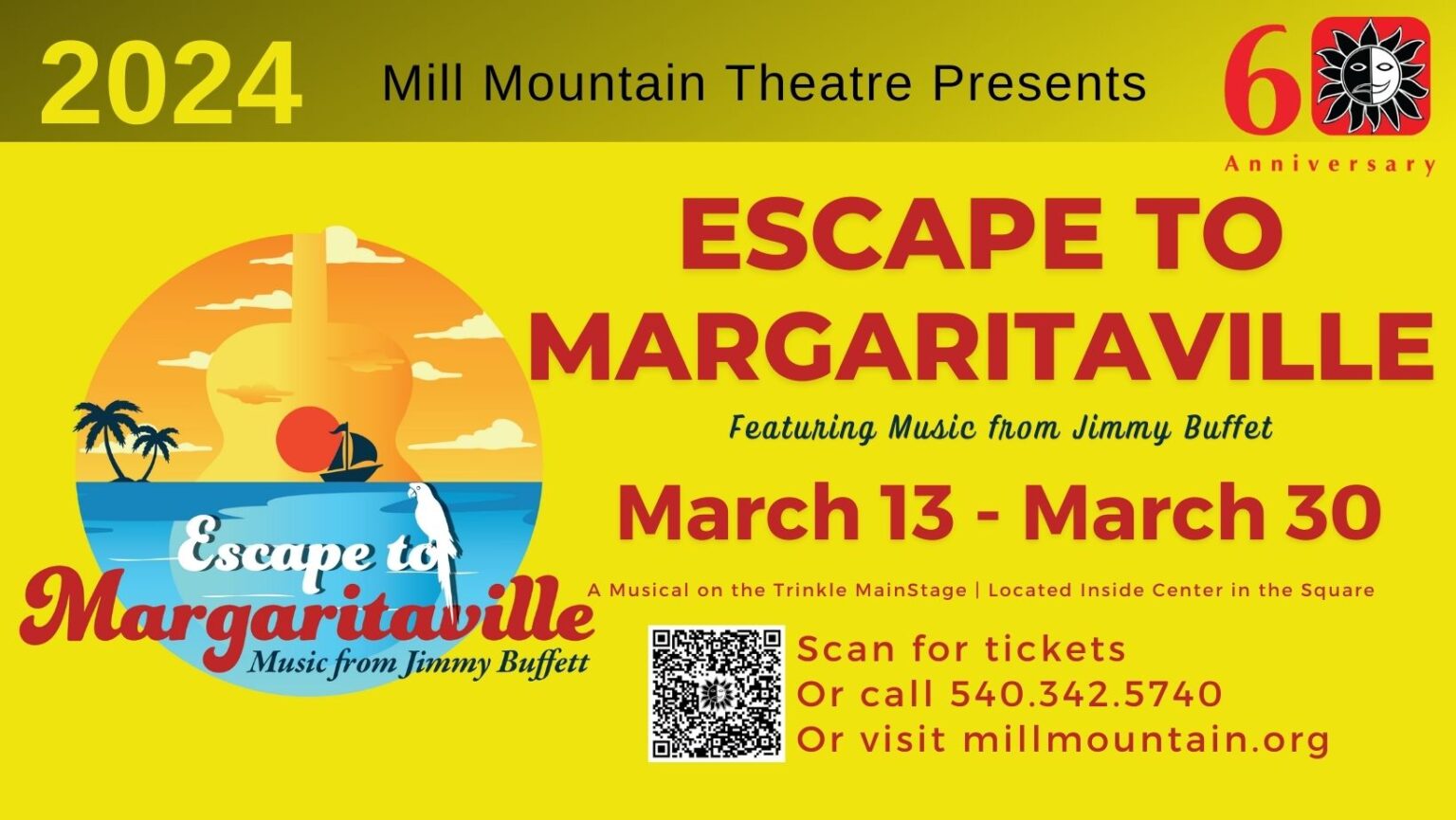 Escape to Margaritaville - Mill Mountain Theatre